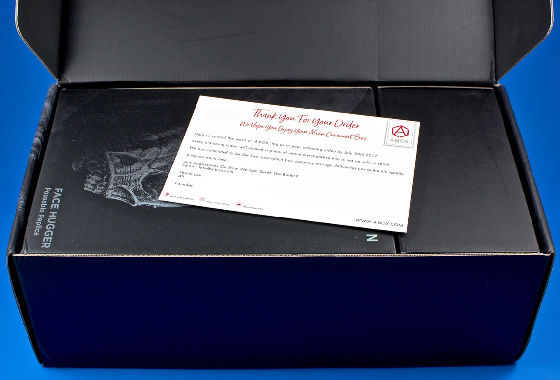A-Box July 2017 Alien Covenant Box Review - 2 Little Rosebuds