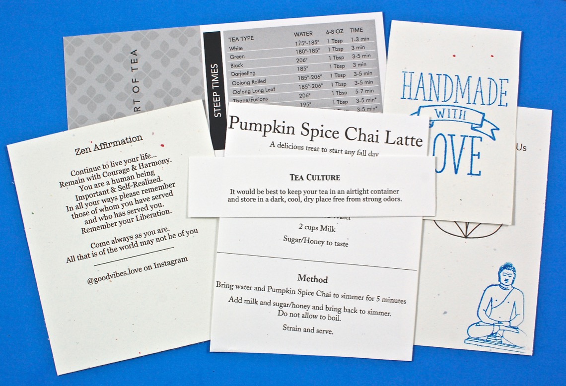 ZenTeaBar June 2017 Subscription Box Review - 2 Little Rosebuds