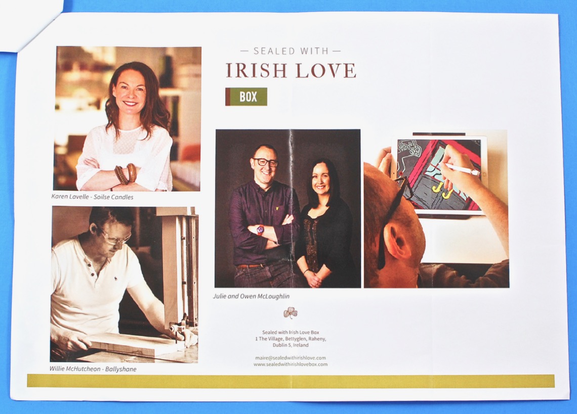 Sealed With Irish Love April 2018 Subscription Box Review - 2 Little ...
