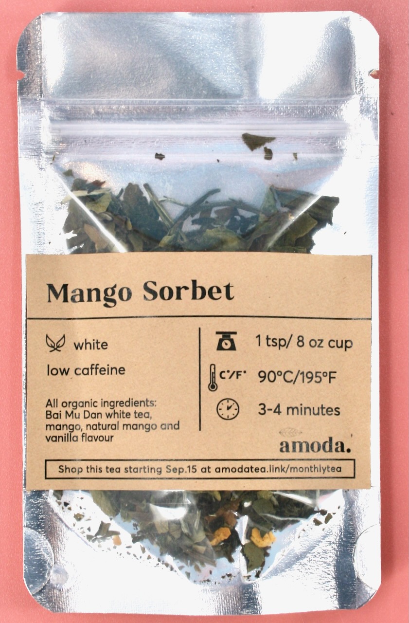 Amoda Tea September 2022 Tea Subscription Box Review - 2 Little Rosebuds