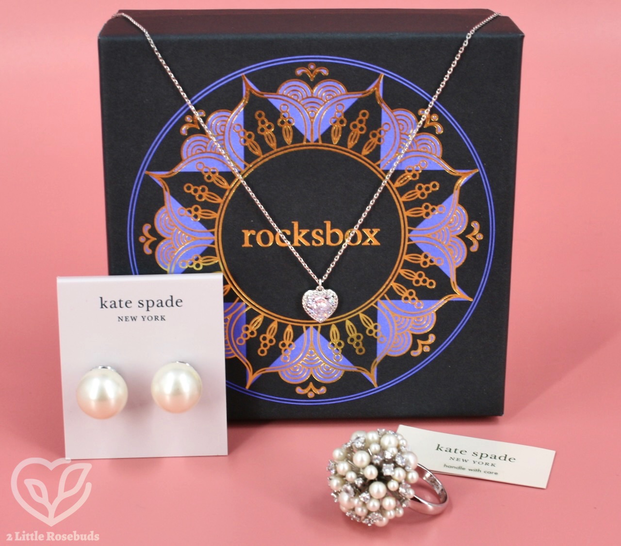 Rocksbox December 2022 Jewelry Subscription Box Review + FREE Month Coupon - 2 Little Rosebuds