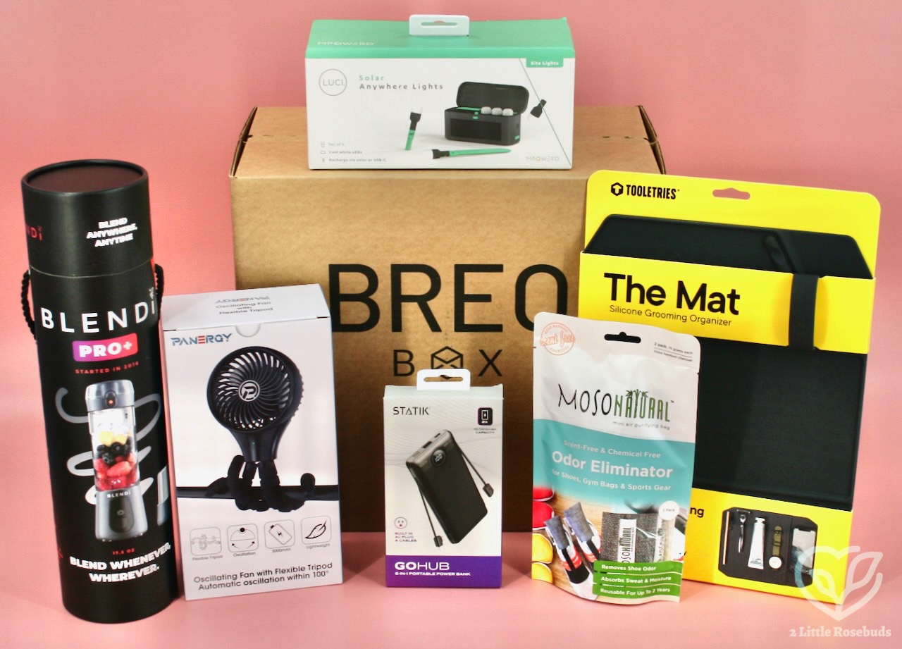 BREO Box Summer 2024 Review & Coupon Code - 2 Little Rosebuds