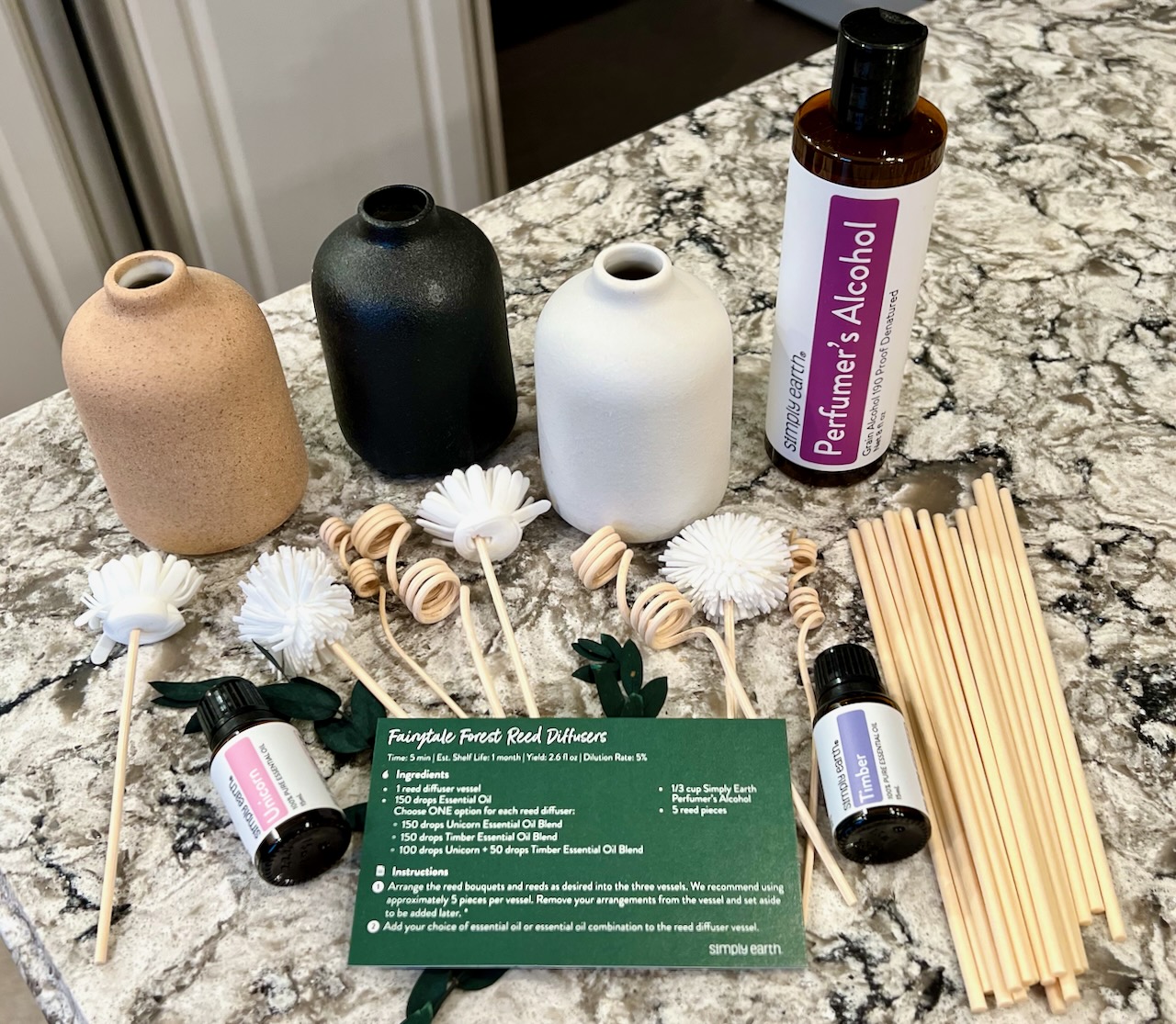 Simply Earth New Product Launch: DIY Reed Diffuser Kit Review - 2 ...