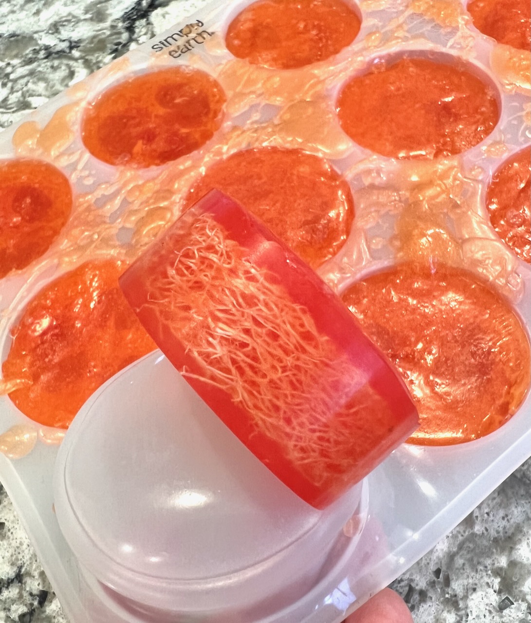 Simply Earth DIY Loofah Melt & Pour Soap Kit Review - 2 Little Rosebuds