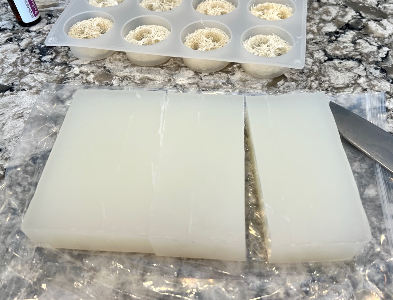 Simply Earth DIY Loofah Melt & Pour Soap Kit Review - 2 Little Rosebuds